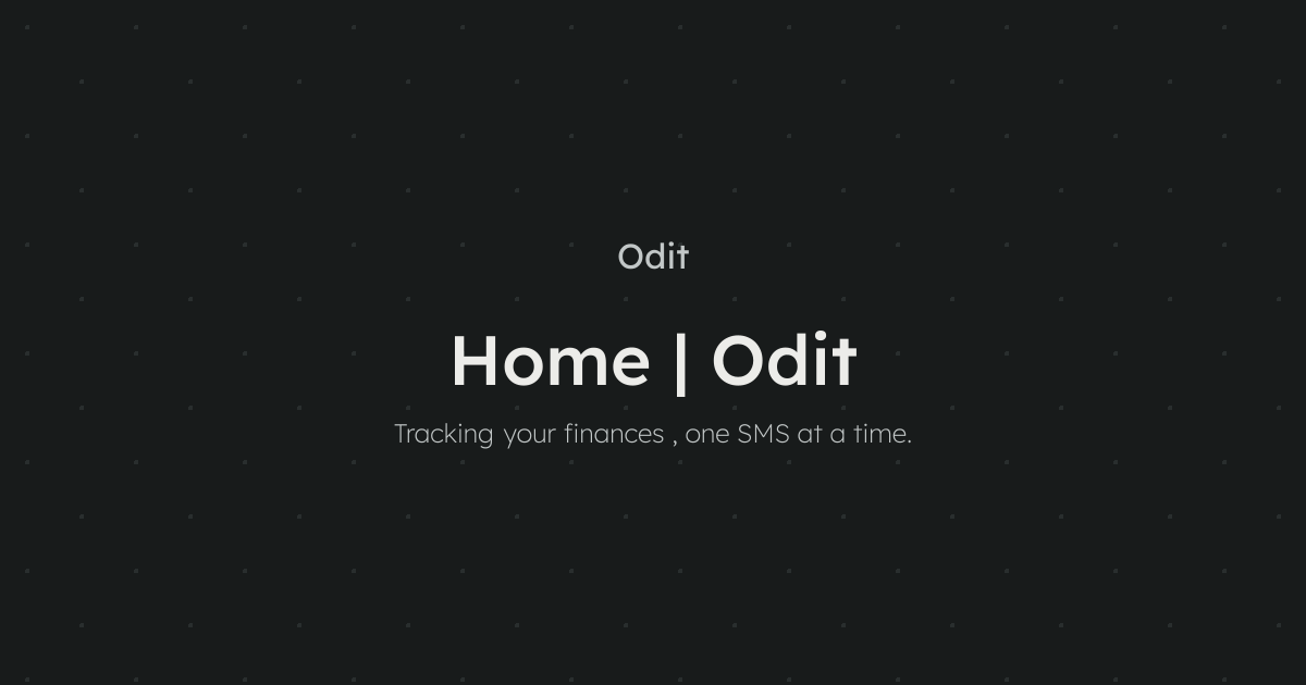 Login | Odit